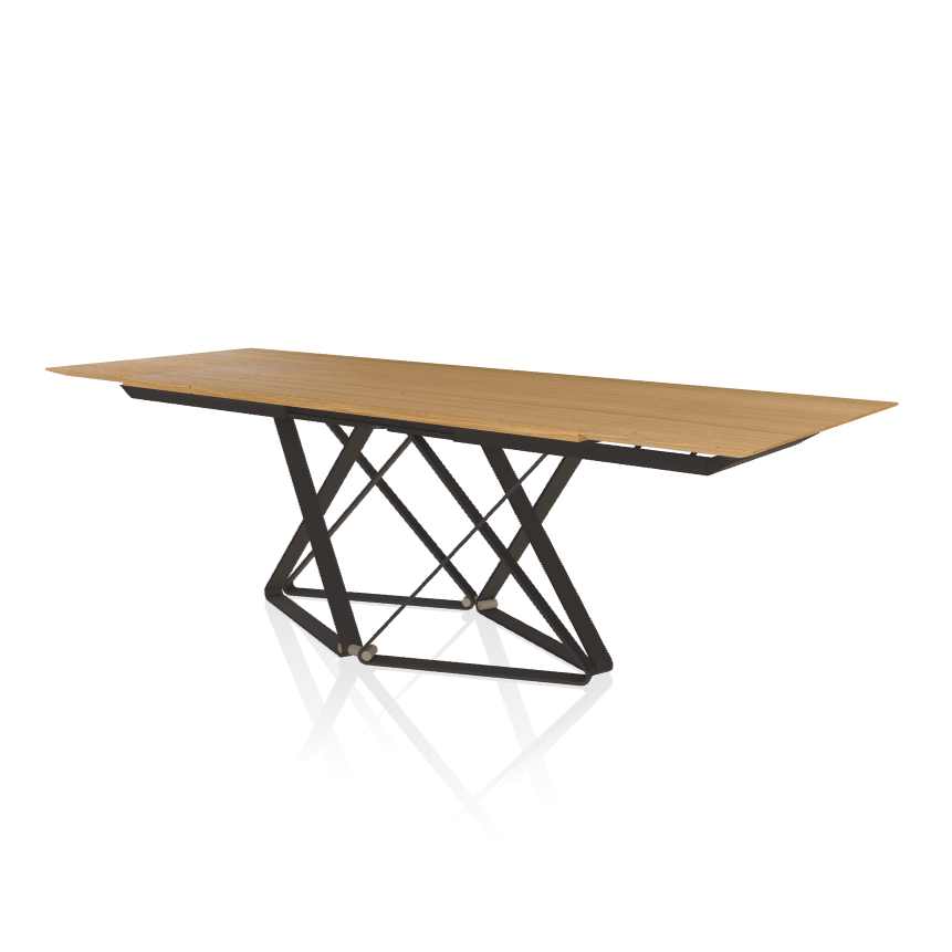 Delta Rectangular With Extensions Wood Table — MyConcept Hong Kong