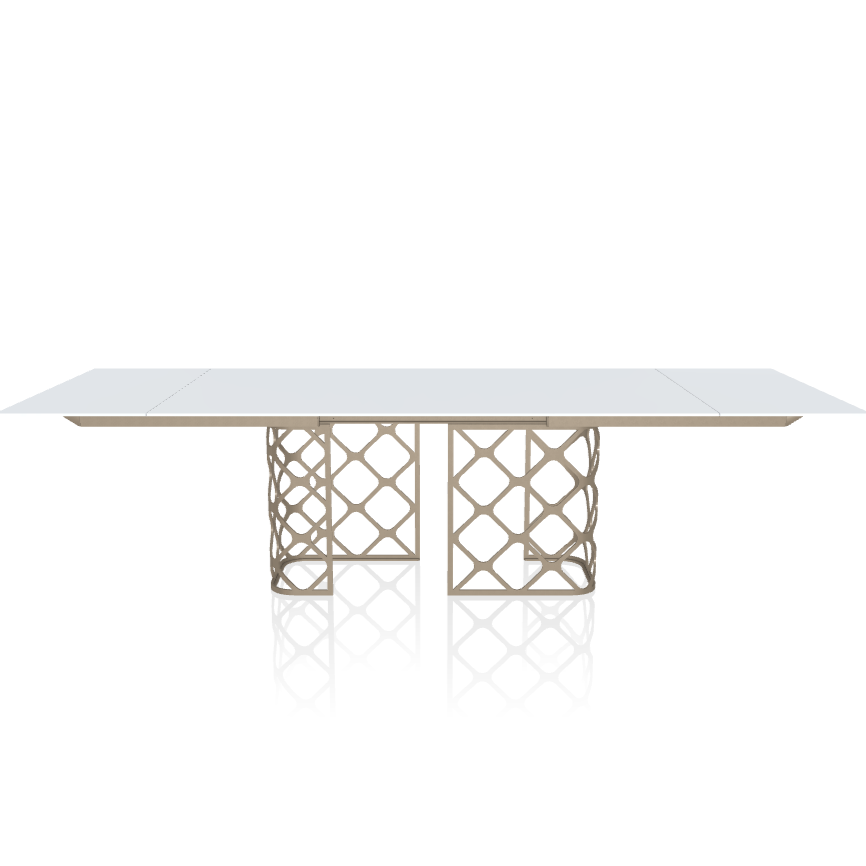 Majesty Extendable Rectangular Crystal Table — MyConcept Hong Kong